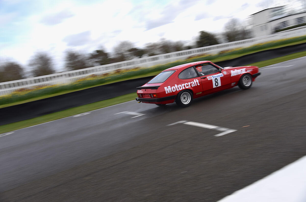 Gordon Spice Racing Ford Capri driven at Goodwood | Autocar