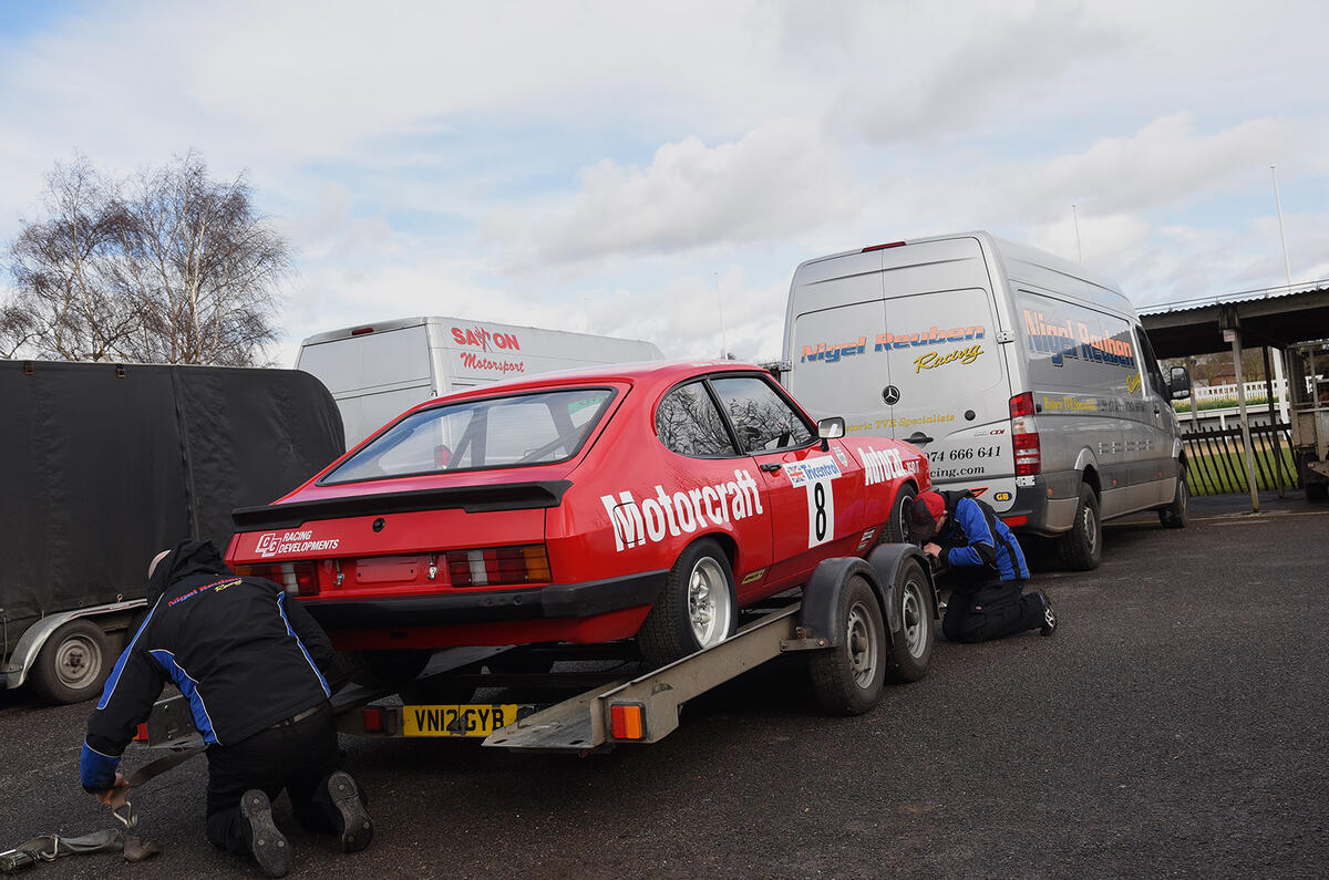 Gordon Spice Racing Ford Capri driven at Goodwood | Autocar