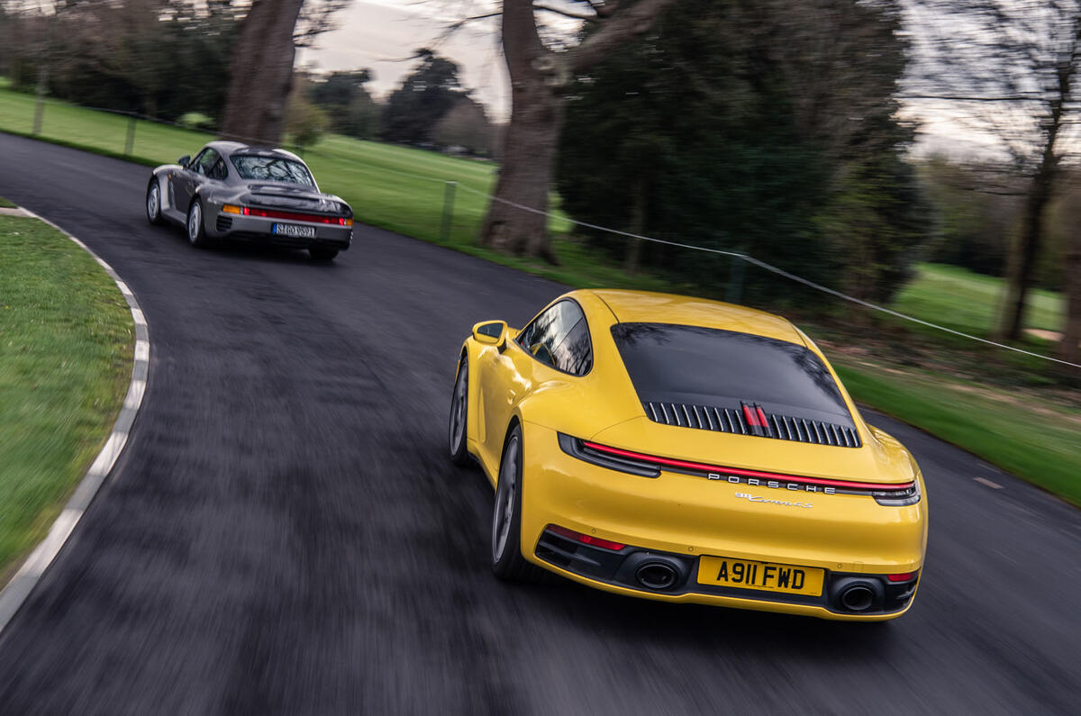 The evolution of Porsche: new 911 vs legendary 959 | Autocar