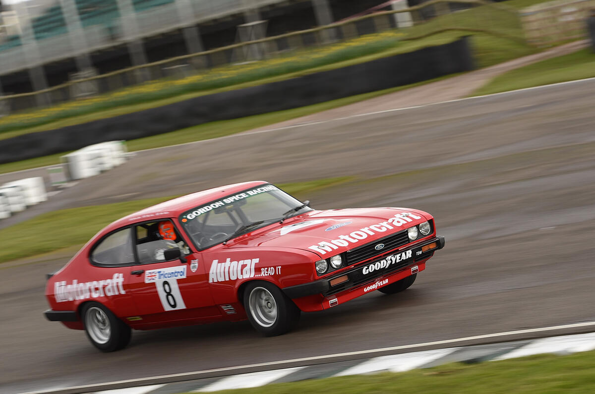 Gordon Spice Racing Ford Capri driven at Goodwood | Autocar