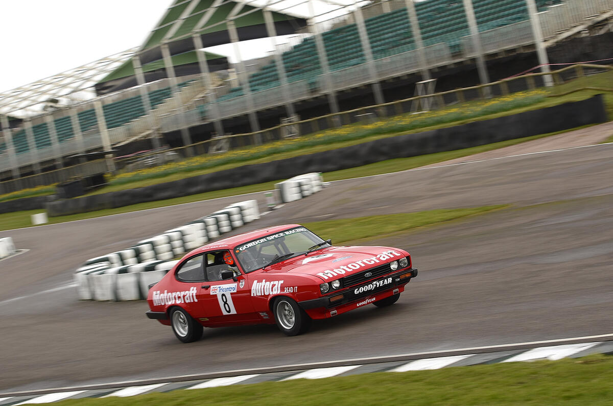 Gordon Spice Racing Ford Capri driven at Goodwood | Autocar