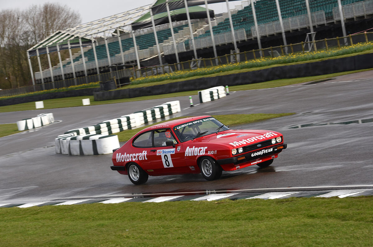 Gordon Spice Racing Ford Capri driven at Goodwood | Autocar