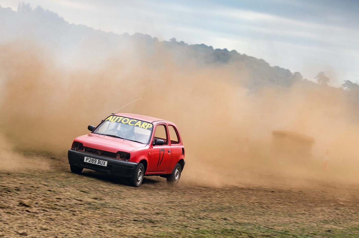 Dust or Bust: taking a £200 Nissan Micra grass-track racing | Autocar