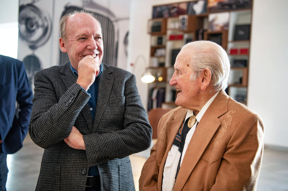 At work with Norman Dewis, Jaguar Land Rover's legendary test engineer ...
