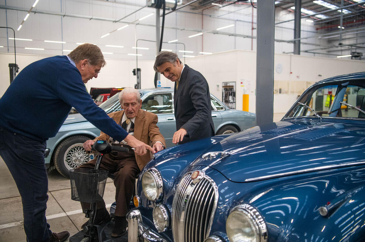At work with Norman Dewis, Jaguar Land Rover's legendary test engineer ...