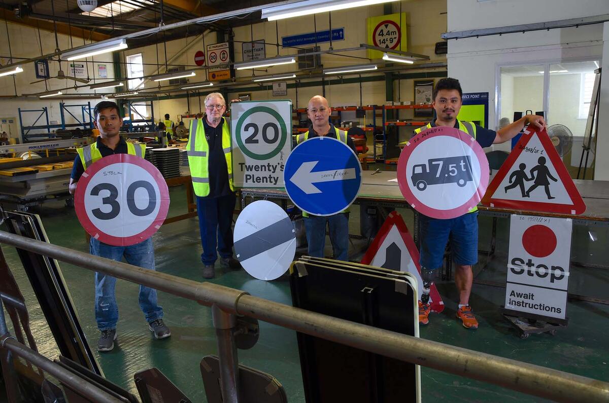The £2 million roadsign business run by veterans | Autocar