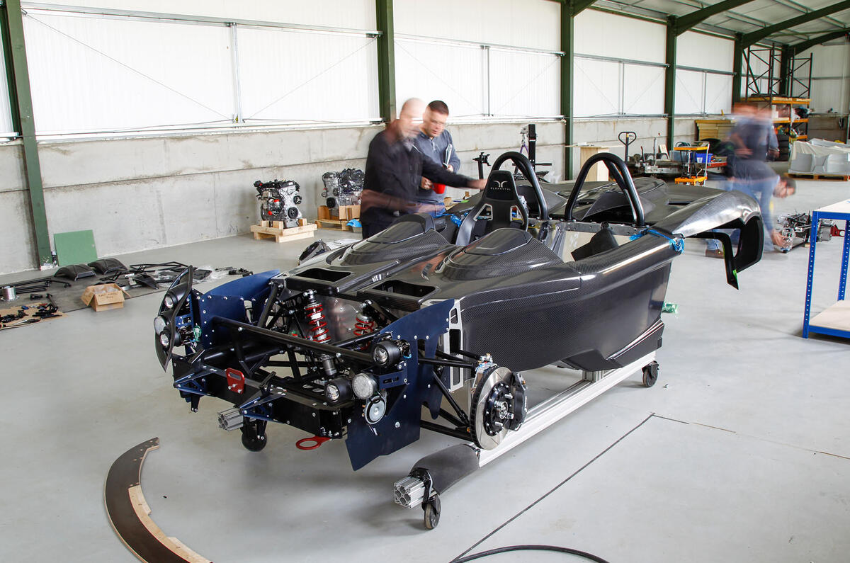 Definitive Elemental RP1 sports car in action at Goodwood | Autocar