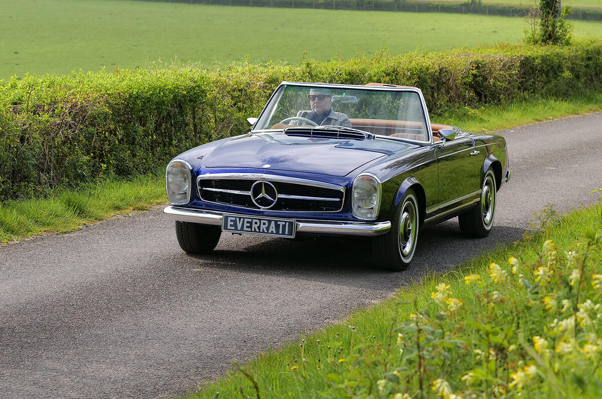 A classic, remixed: Driving an electric Mercedes SL Pagoda | Autocar