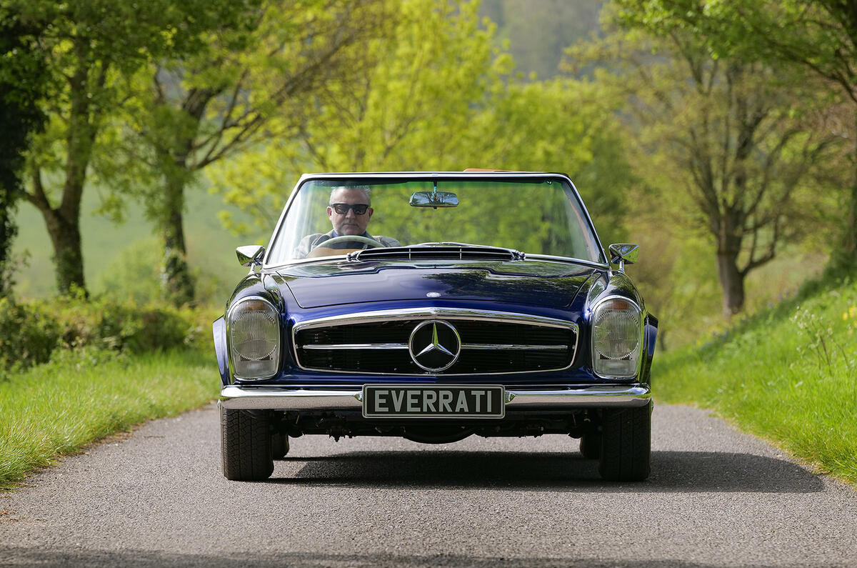 A classic, remixed: Driving an electric Mercedes SL Pagoda | Autocar