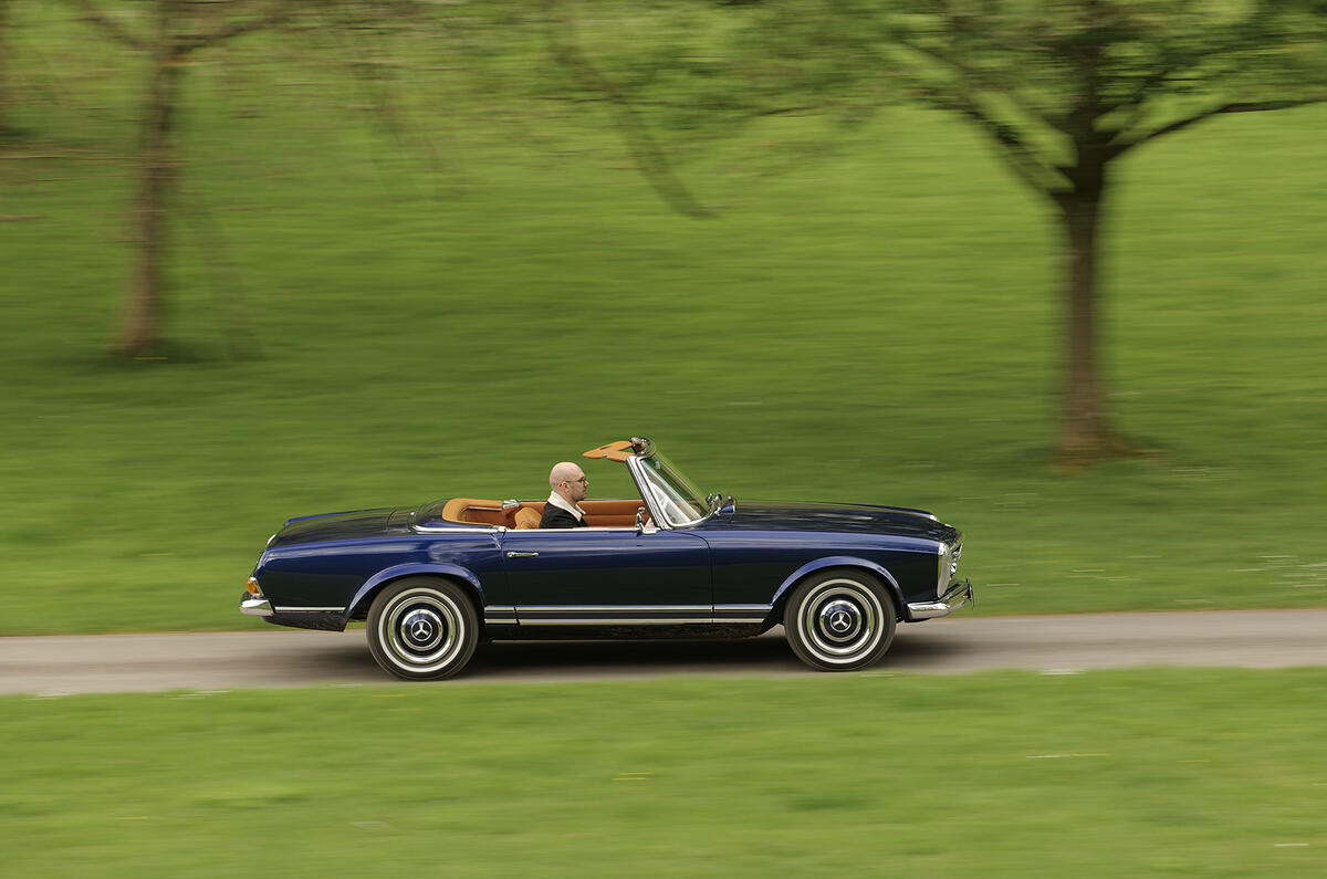 A classic, remixed: Driving an electric Mercedes SL Pagoda | Autocar