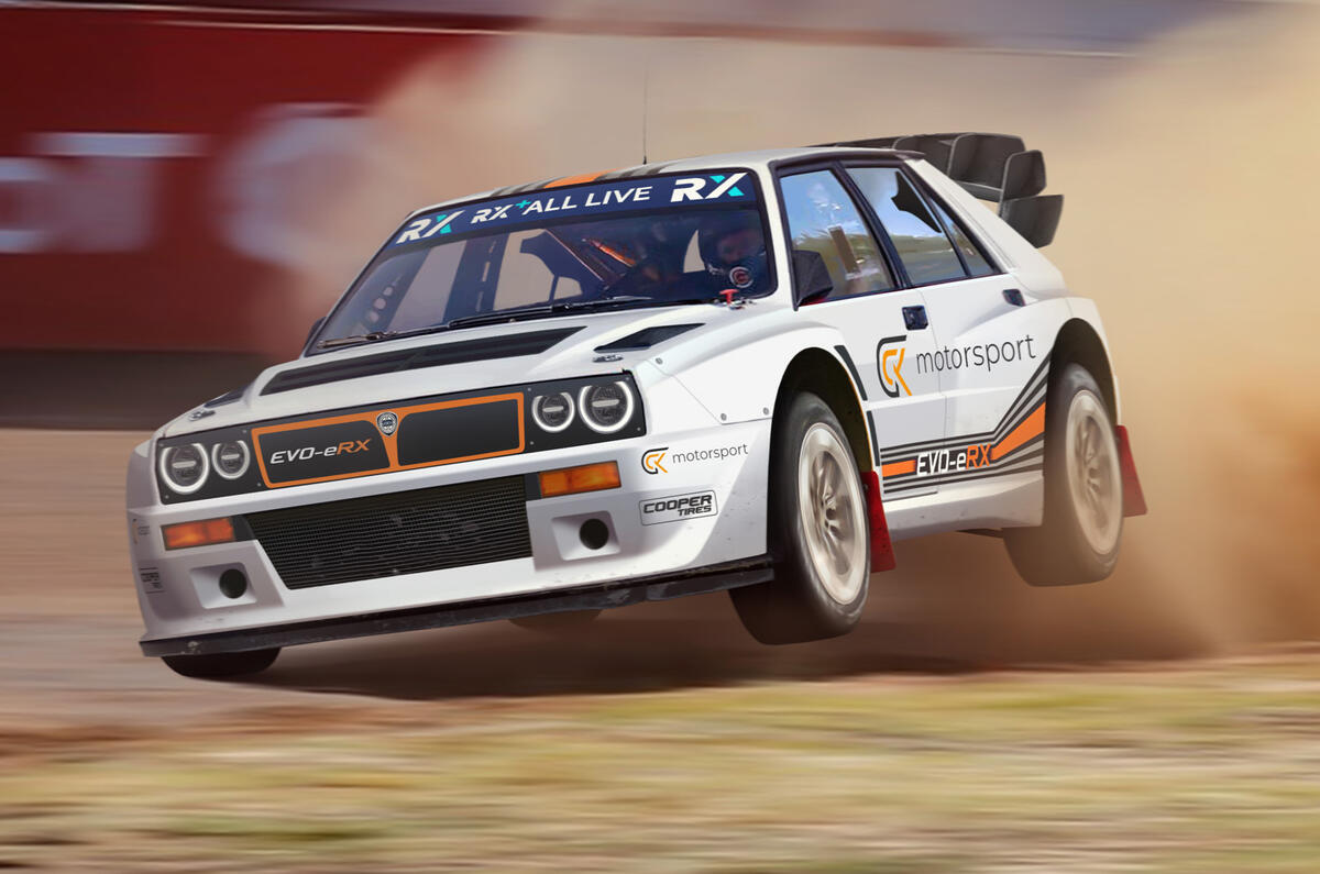 Lancia Delta Integrale EV to race in World Rallycross Championship ...