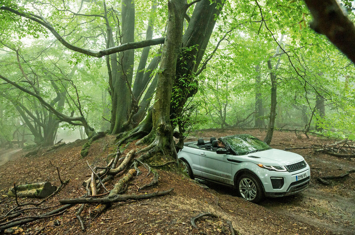 Range Rover Evoque Convertible heads off-road | Autocar