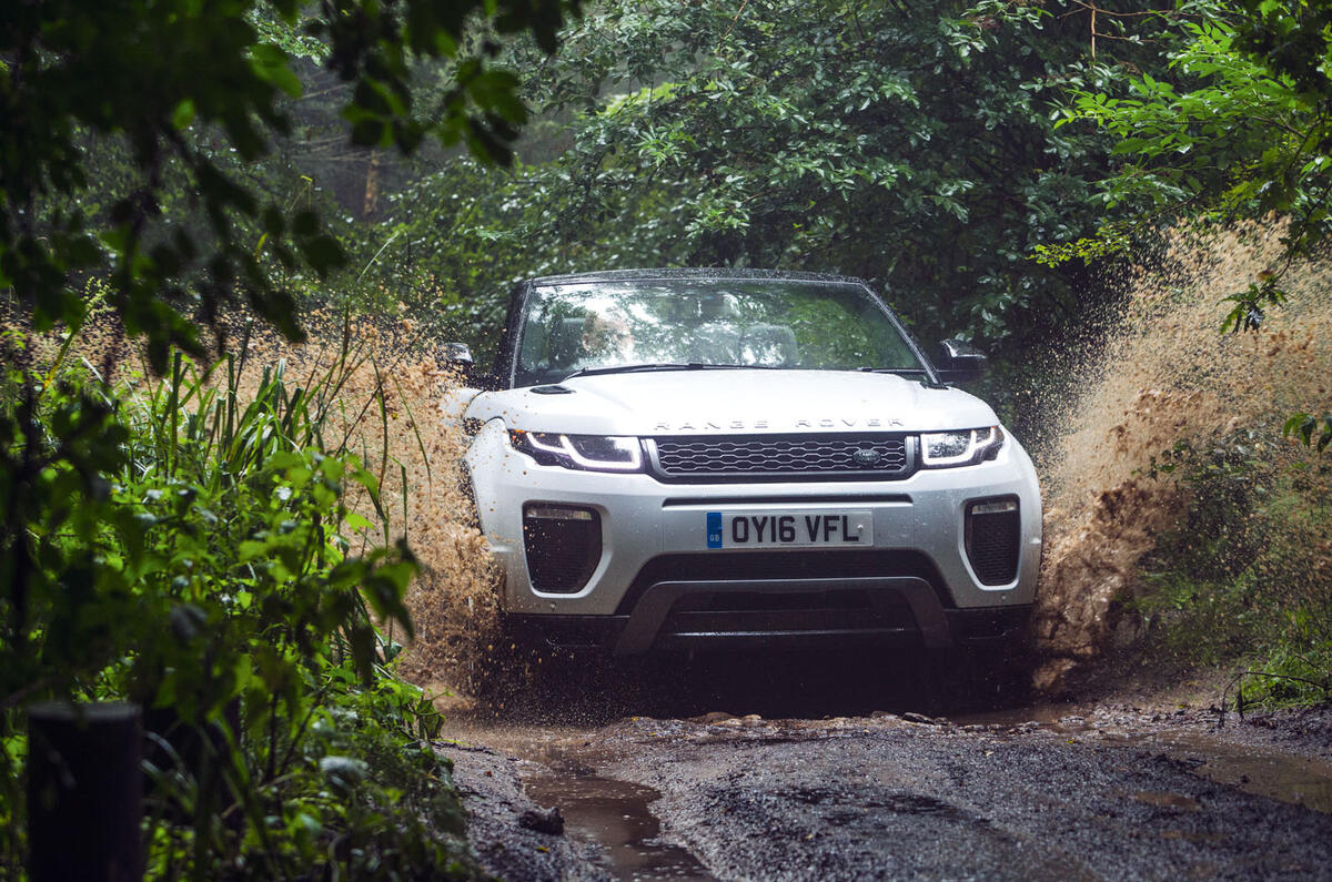 Range Rover Evoque Convertible heads off-road | Autocar