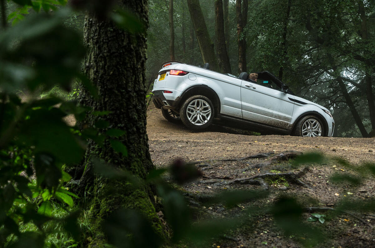 Range Rover Evoque Convertible heads off-road | Autocar