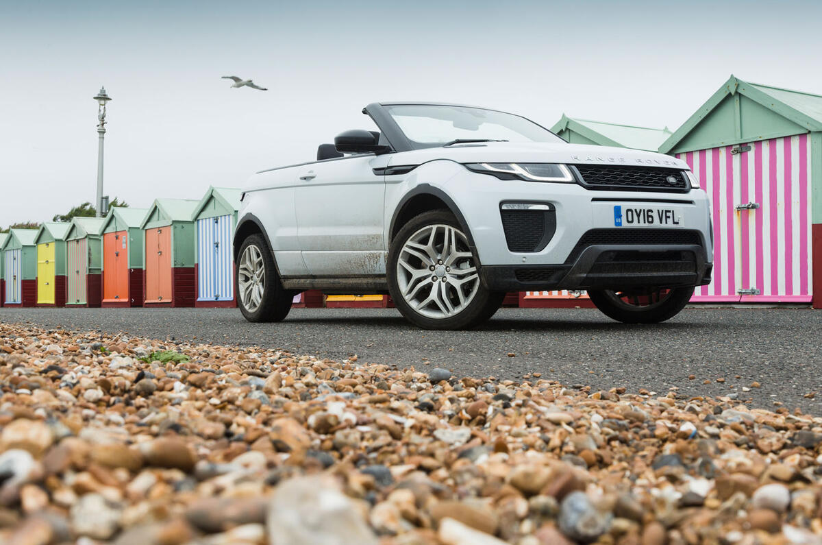 Range Rover Evoque Convertible heads off-road | Autocar