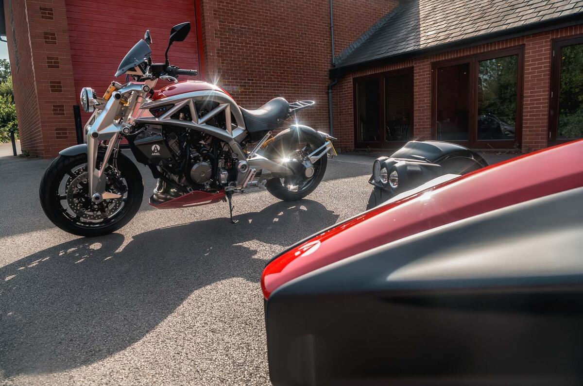 Ariel assault: Atom 4 and the Ace motorbike driven | Autocar