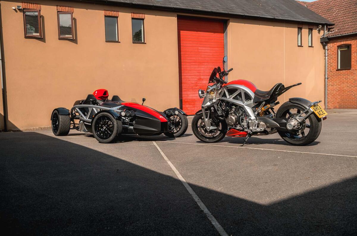 Ariel assault: Atom 4 and the Ace motorbike driven | Autocar