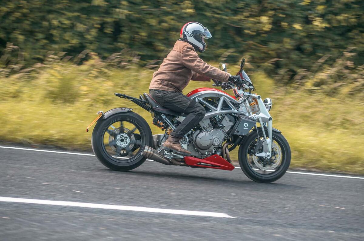 Ariel assault: Atom 4 and the Ace motorbike driven | Autocar