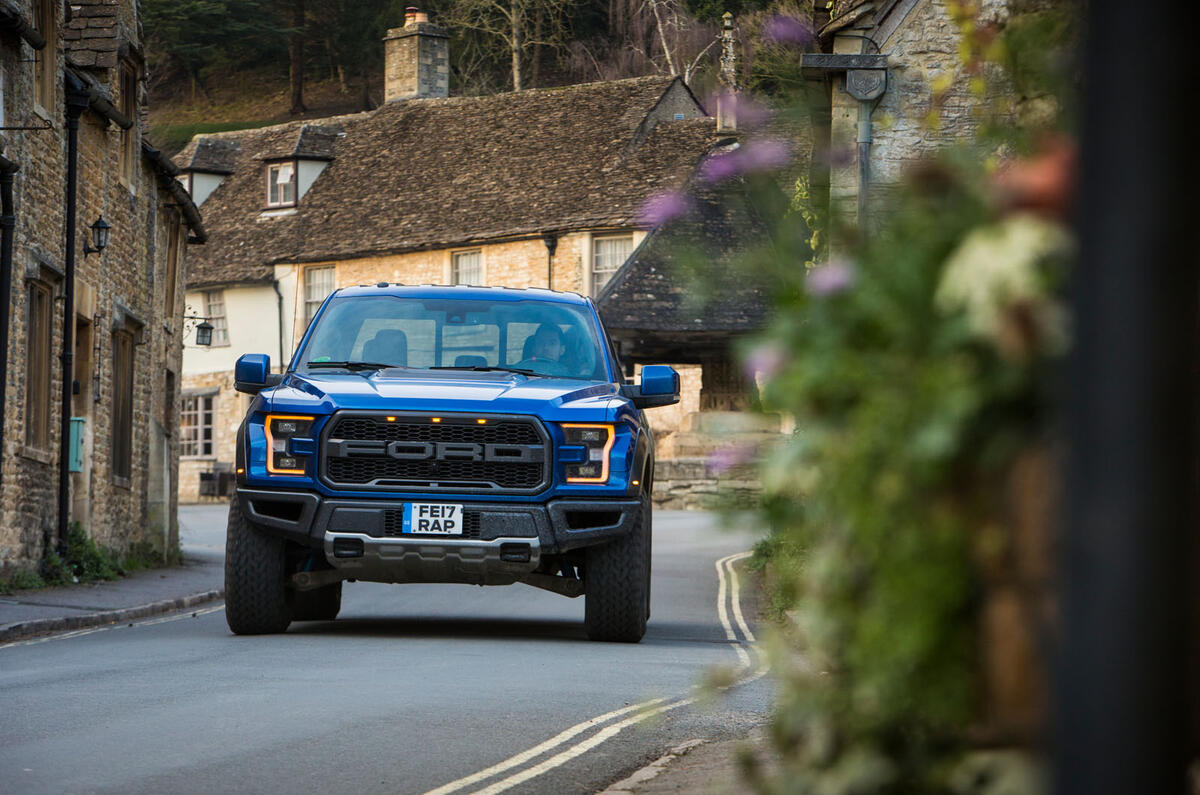 Ford F-150 Raptor vs the Cotswolds: US truck on UK roads | Autocar