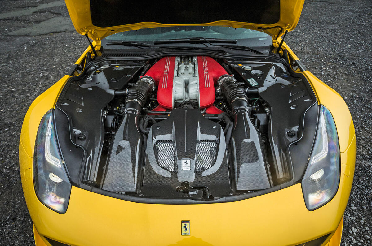 Driving the Ferrari F12 tdf on wet Welsh mountain roads | Autocar