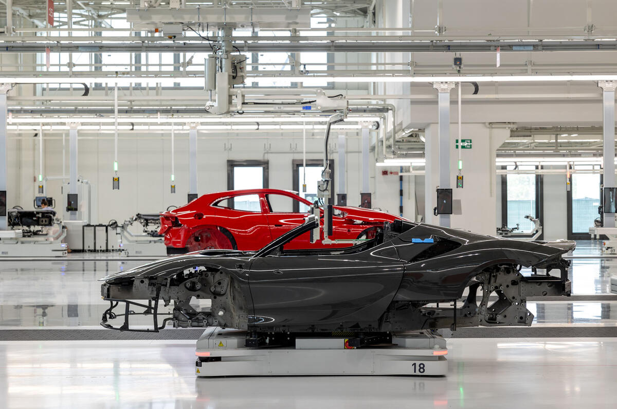 Ferrari gears up for first EV with opening of new E-building | Autocar
