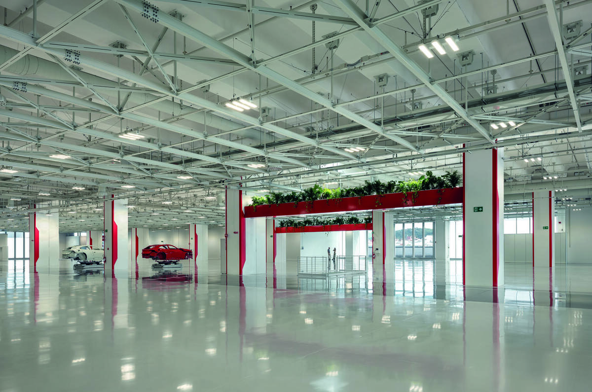 Ferrari gears up for first EV with opening of new E-building | Autocar