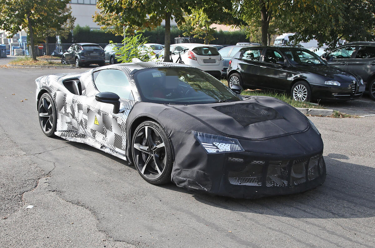 Hardcore Ferrari SF90 variant hints at boosted aerodynamics | Autocar