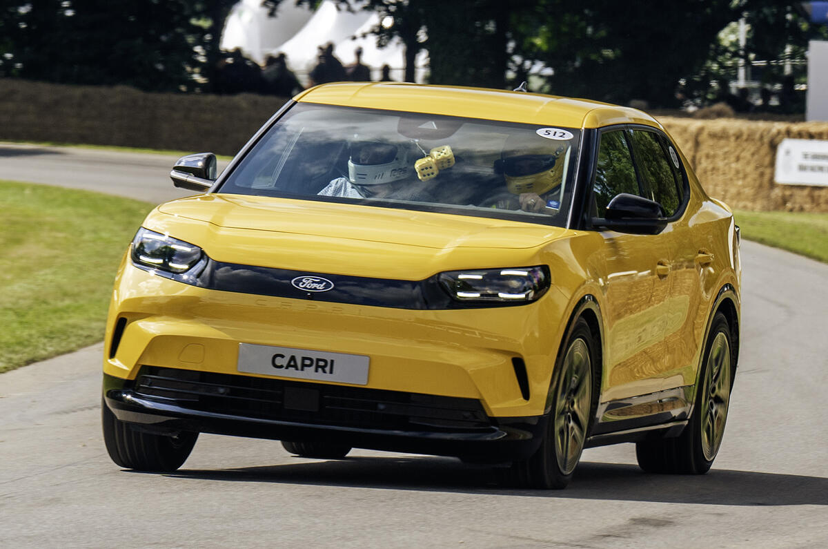 Cropley meets Capri: First ride in Ford's new headline-busting EV | Autocar