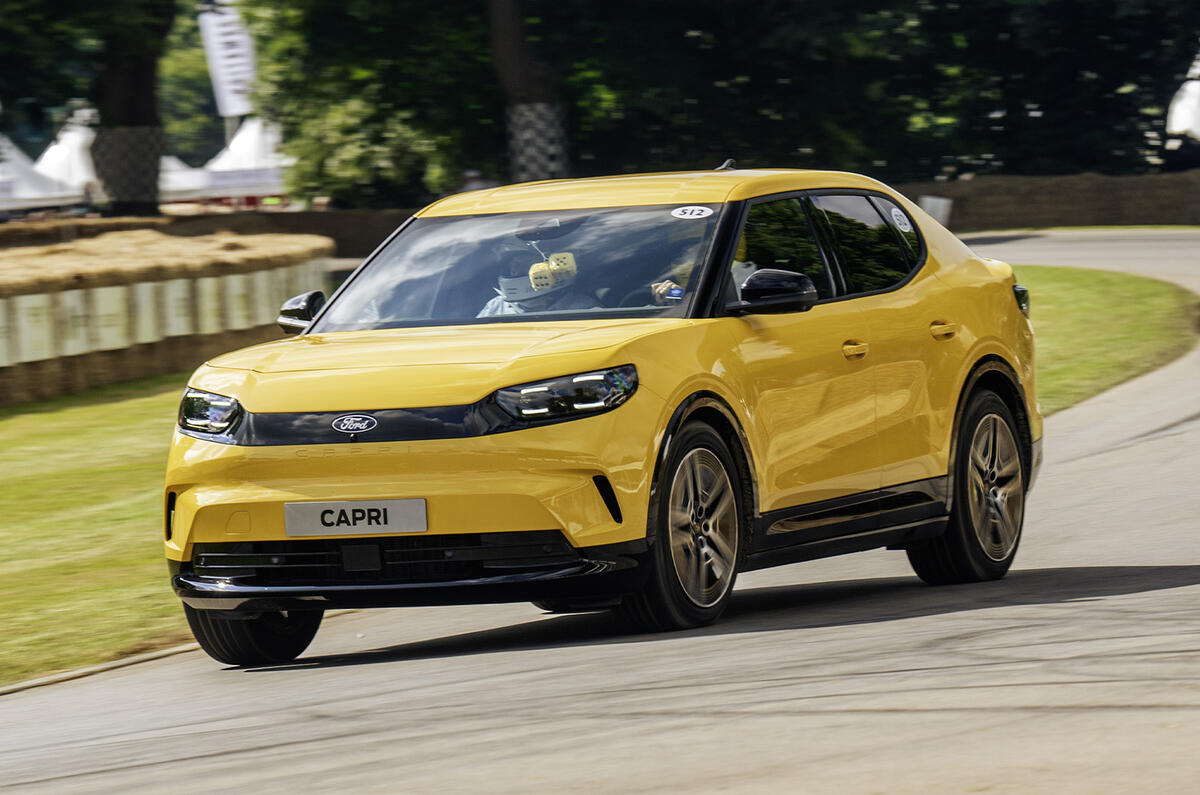 Cropley meets Capri: First ride in Ford's new headline-busting EV | Autocar