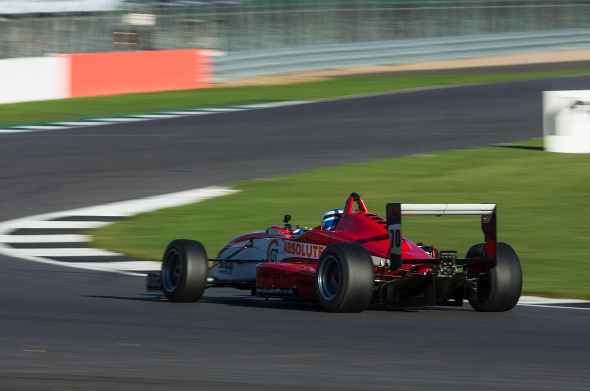 On track in a Formula 3 car at Silverstone | Autocar