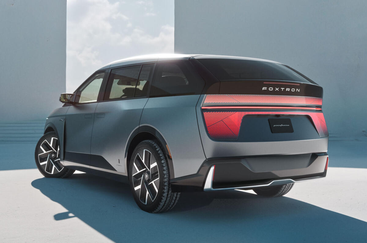 Foxtron Model D unveiled as high-tech MPV with 410-mile range | Autocar