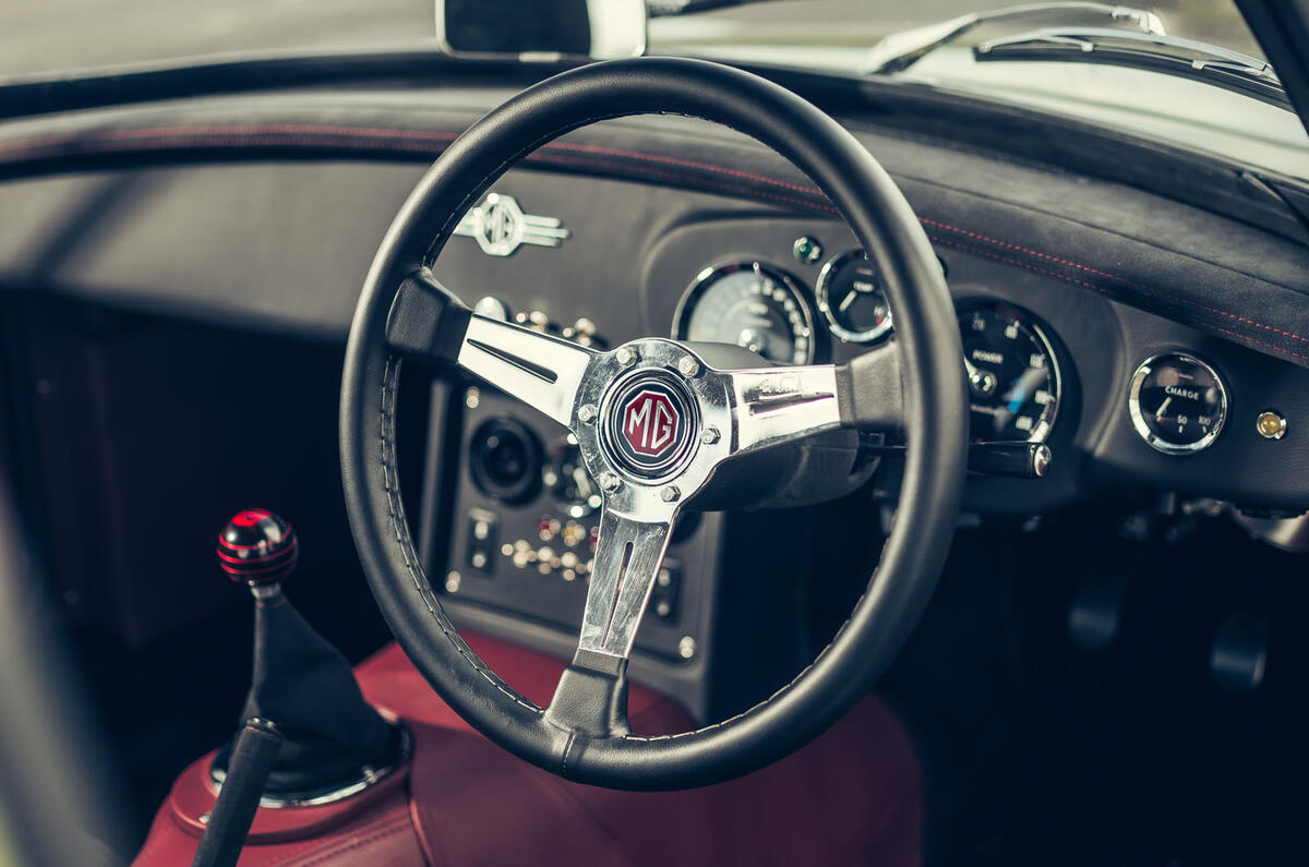 MGB reborn with electric power, keeps manual gearbox | Autocar
