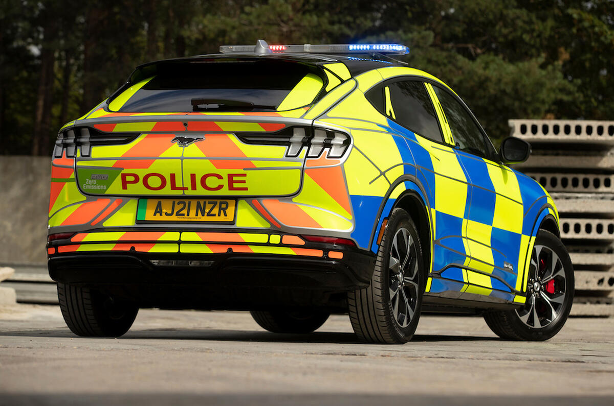Ford Mustang Mach-E on trial with seven UK police forces | Autocar