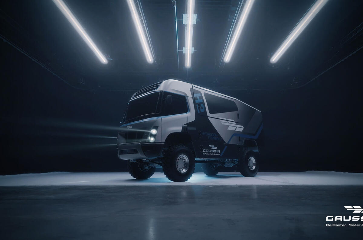 Gaussin to enter hydrogen-fuelled H2 truck in 2022 Dakar Rally | Autocar