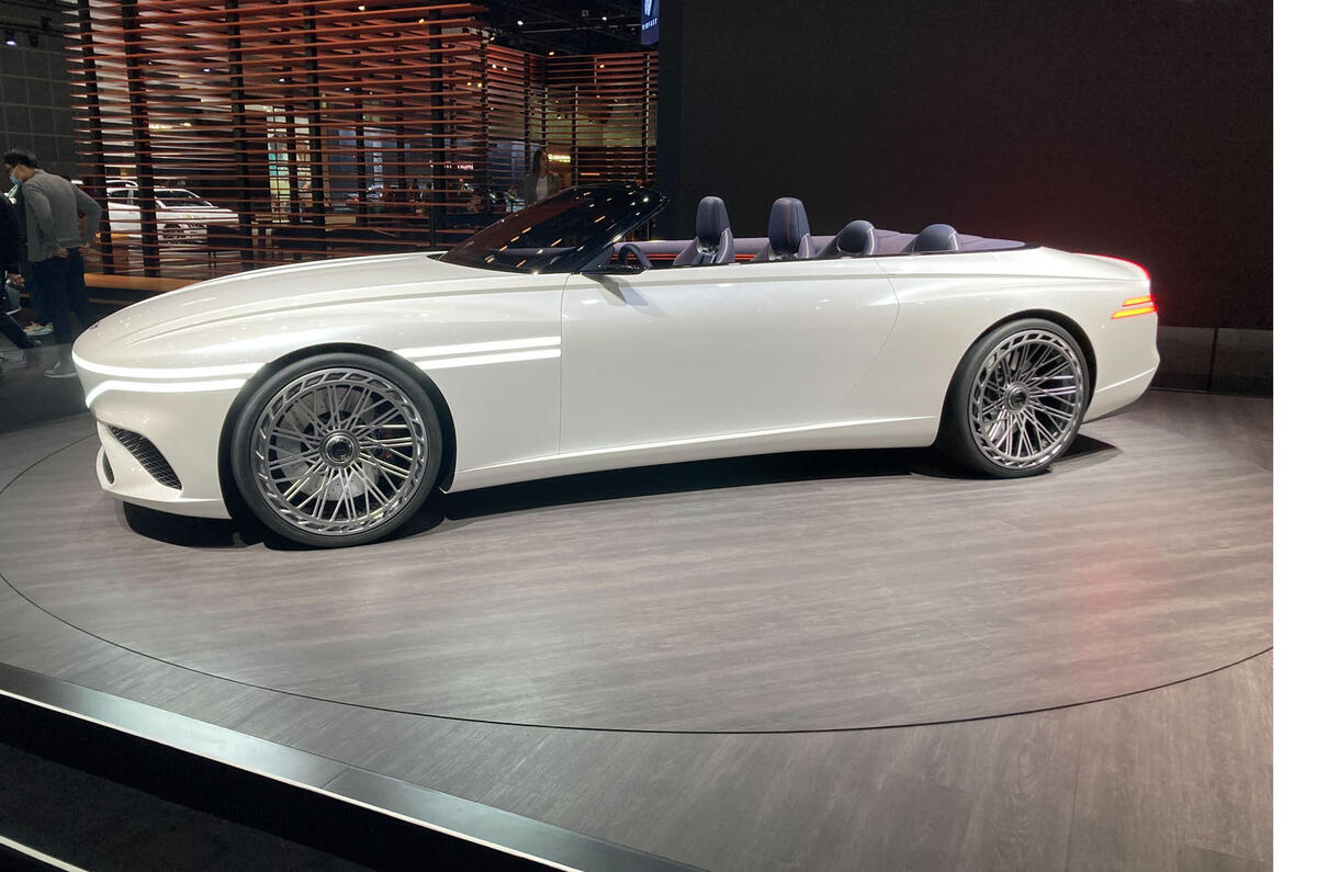 Genesis reveals luxury all-electric X Convertible concept | Autocar