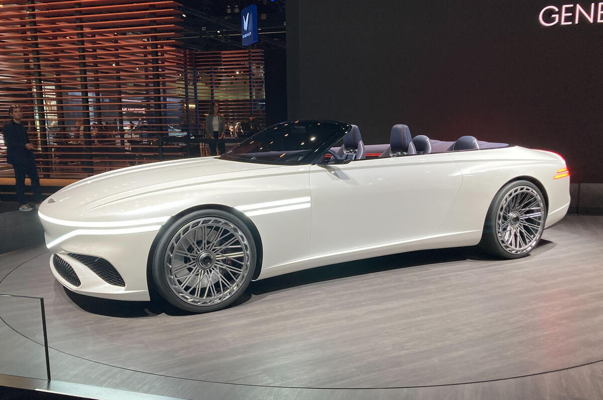 Genesis reveals luxury all-electric X Convertible concept | Autocar
