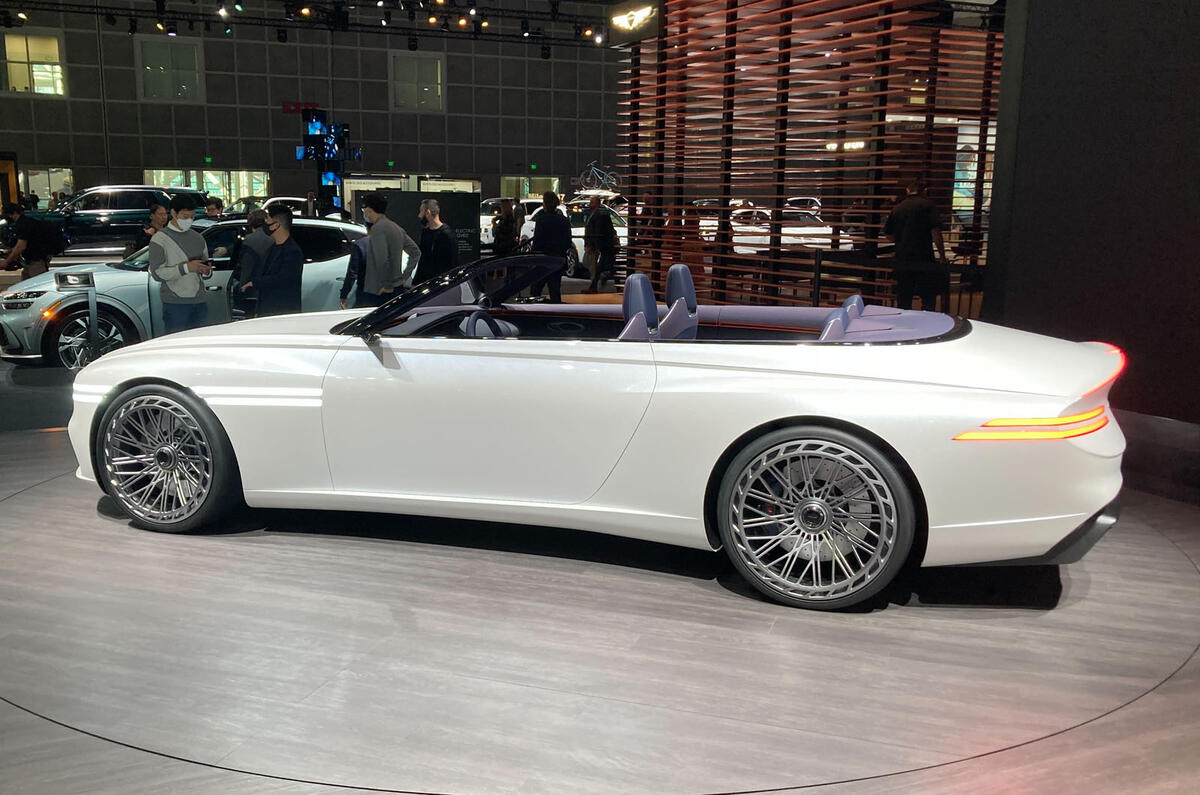 Genesis reveals luxury all-electric X Convertible concept | Autocar