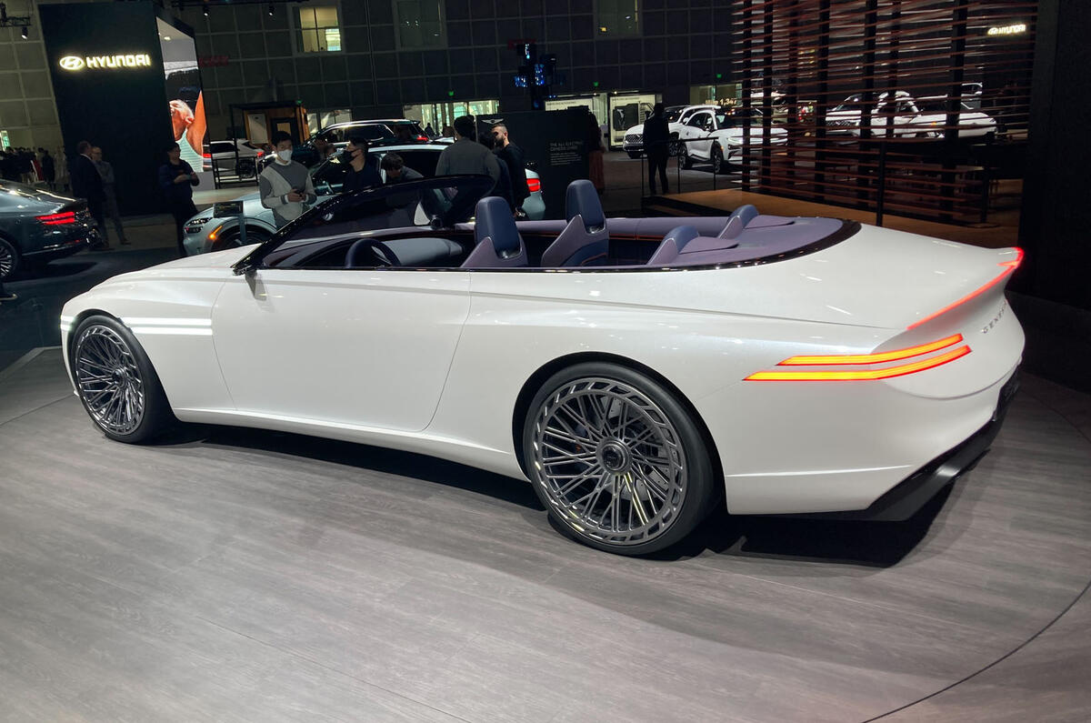 Genesis reveals luxury all-electric X Convertible concept | Autocar