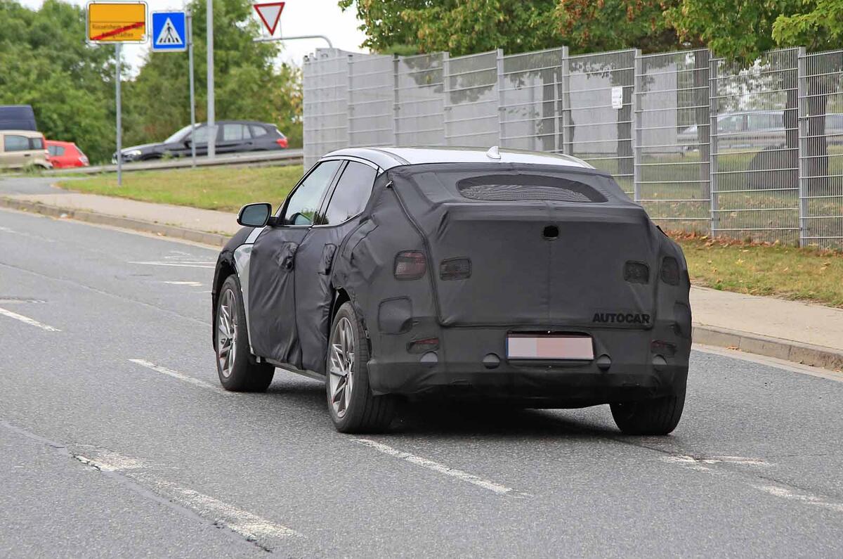 Two new Genesis electric models caught testing in Germany | Autocar