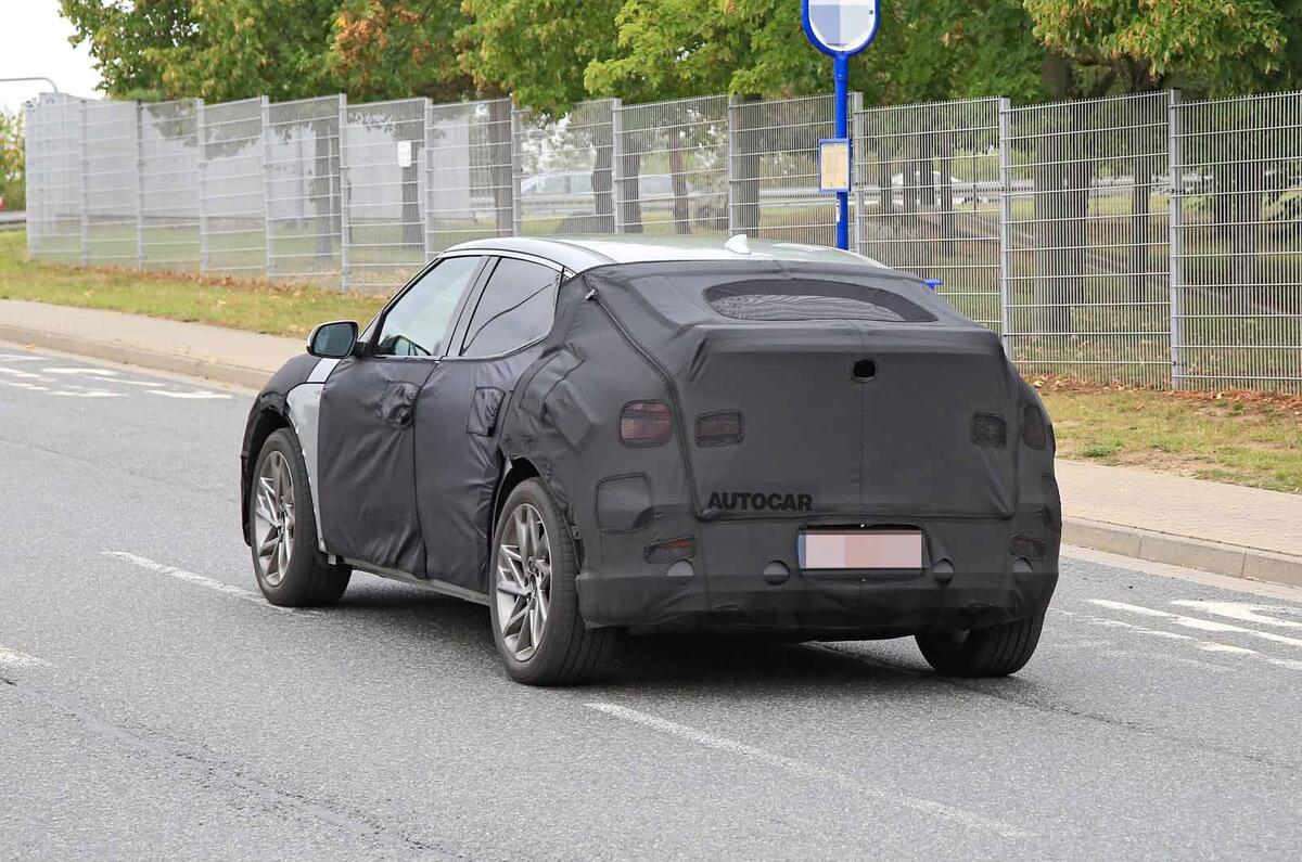 Two new Genesis electric models caught testing in Germany | Autocar