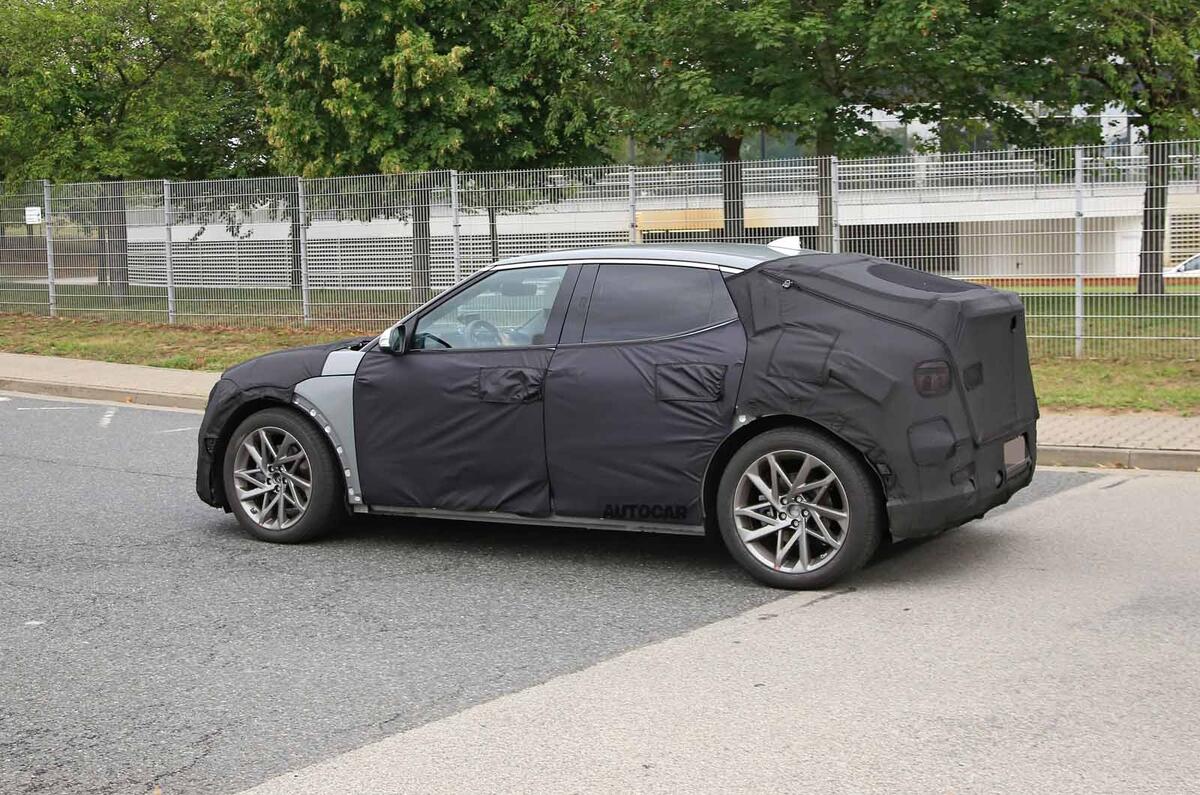 Two new Genesis electric models caught testing in Germany | Autocar