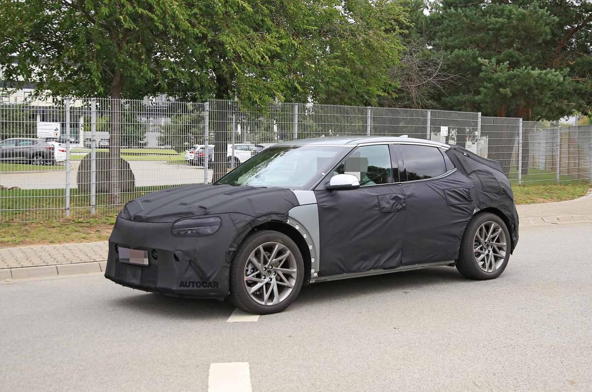 Two new Genesis electric models caught testing in Germany | Autocar