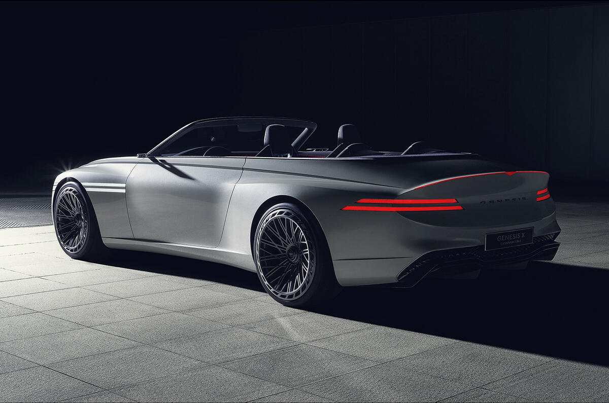 Genesis reveals luxury all-electric X Convertible concept | Autocar