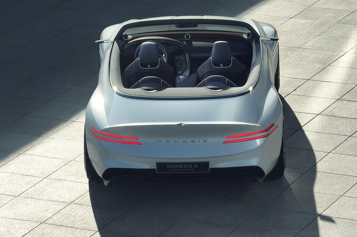Genesis reveals luxury all-electric X Convertible concept | Autocar