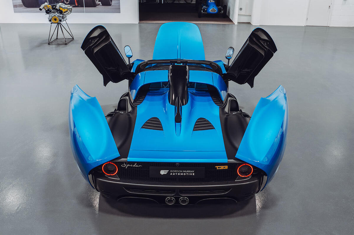 New GMA T33 Spider brings 609bhp V12 for £1.8m | Autocar