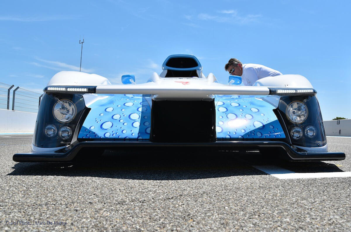 Green GT H2 hydrogen racing car makes UK debut at Goodwood | Autocar