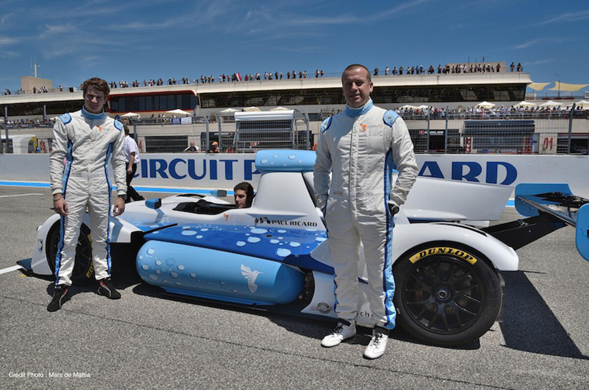 Green GT H2 hydrogen racing car makes UK debut at Goodwood | Autocar