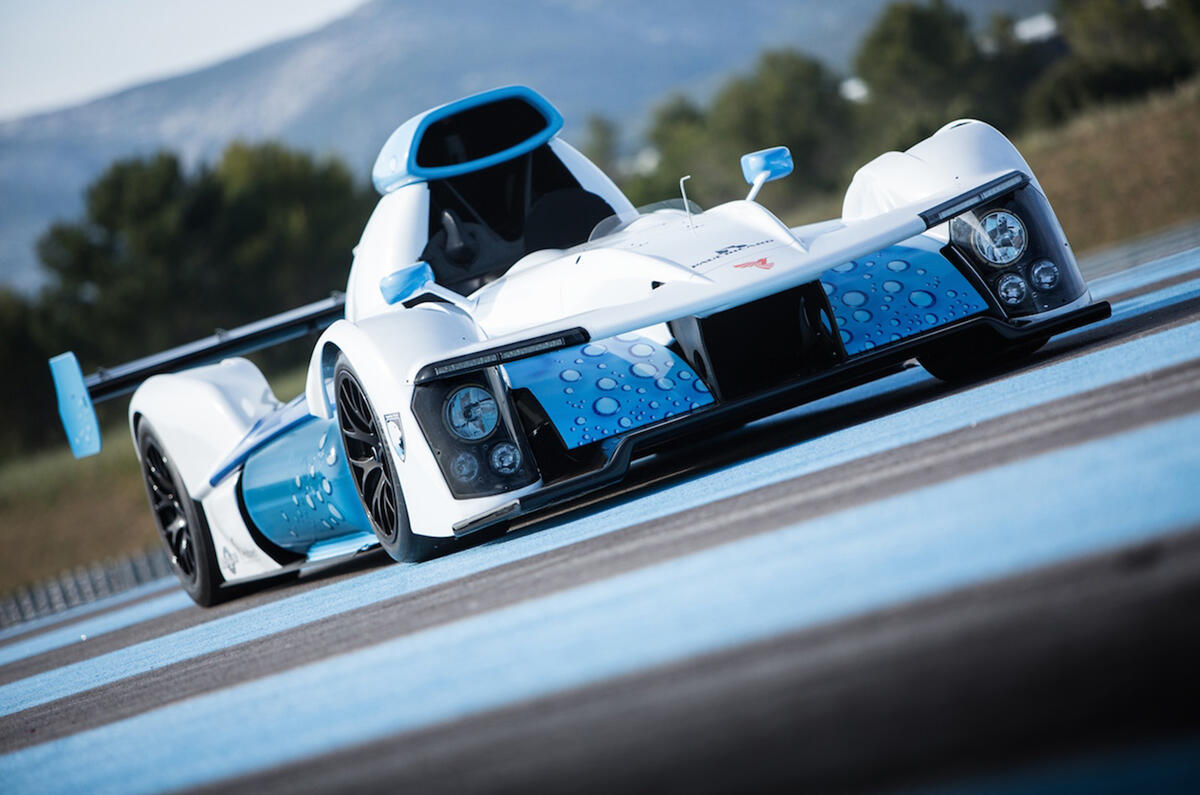 Green GT H2 hydrogen racing car makes UK debut at Goodwood | Autocar