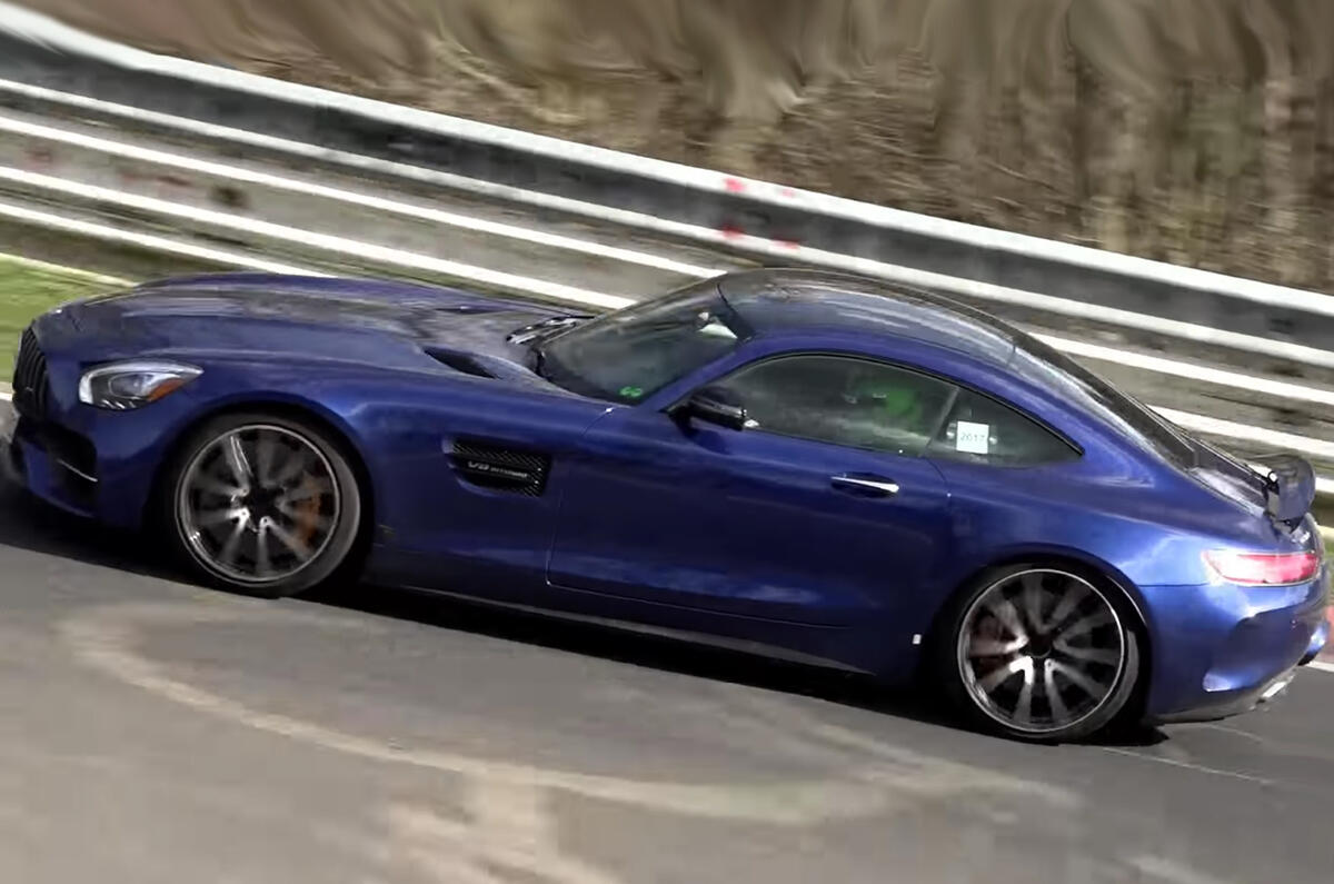 Mercedes-AMG GT facelift seen testing ahead of likely LA debut | Autocar