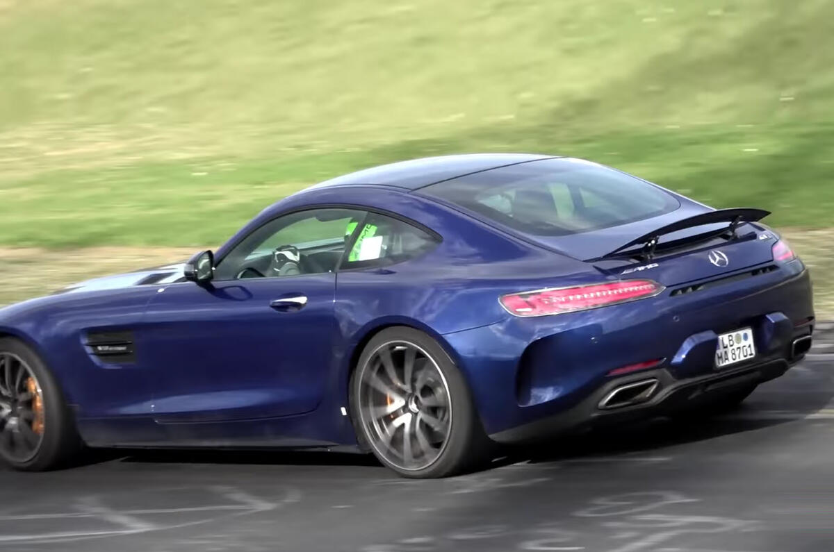 Mercedes-AMG GT facelift seen testing ahead of likely LA debut | Autocar